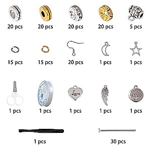 Raicegs 470 pcs 8mm Crystal Beads for Jewelry Making Natural Stone Beads for Bracelets Kits for Adults DIY Gemstone for Bracelet Jewelry Making