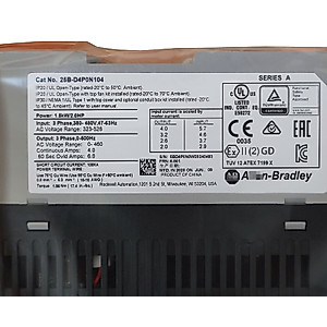 25B-D4P0N104 Power 525 1.5kW AC Drive 25BD4P0N104 Sealed in Box 1 Year Warranty Fast Shipment