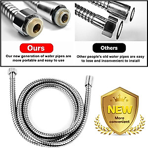 High Pressure Filter Shower Head With Replacement Hose And Bracket, 3 Mode Function Spray, Water Saving shower For Best Shower Experience, Rain Handheld Showerhead For Dry Hair & Skin