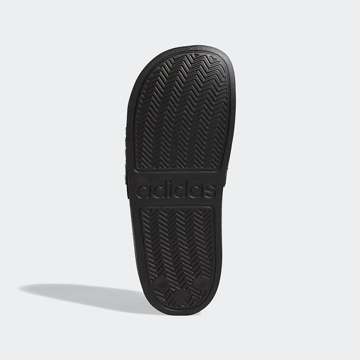 adidas Adilette Shower Slides, Core Black/White/Core Black, 6 US Unisex Big Kid