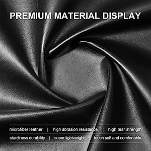 CASMONAL Checkbook Covers for Personal Checkbook Holder RFID Premium Leather Checkbook Cover for Duplicate Checks（Black）