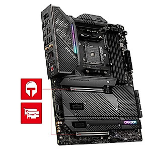 MSI MPG X570S Carbon MAX WiFi Gaming Motherboard (ATX, AMD, Socket AM4. DDR4, PCIe 4, CFX, M.2 Slots, Wi-Fi 6E)