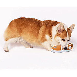 EDMISU Puppy Toys 2-Pack Squeaky Dog Toys Durable Puppy Teething Toys Small Pet Toys Non-Toxic Safety Chew Toys (Cute Shoe Type)