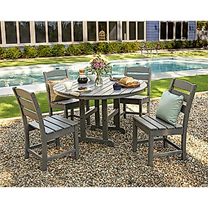 POLYWOOD® Lakeside Dining Chair, Slate Grey