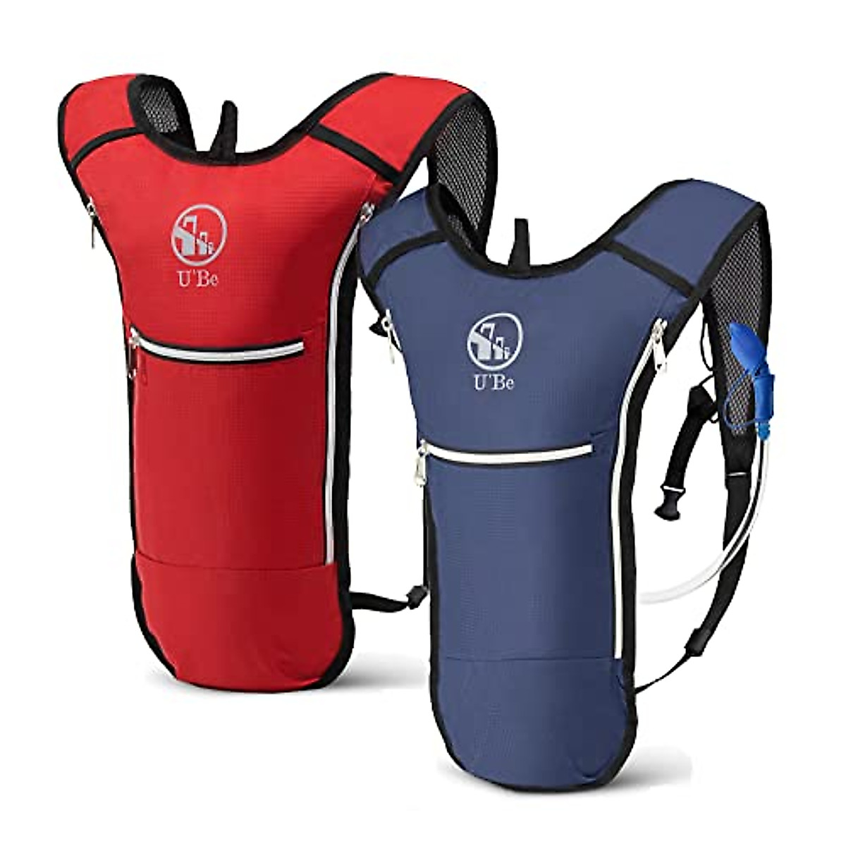 2Pack Hydration Backpack with 2L Water Bladder - Camelback for Kids Men & Women - Running Hiking Cycling (Color 2Pack)