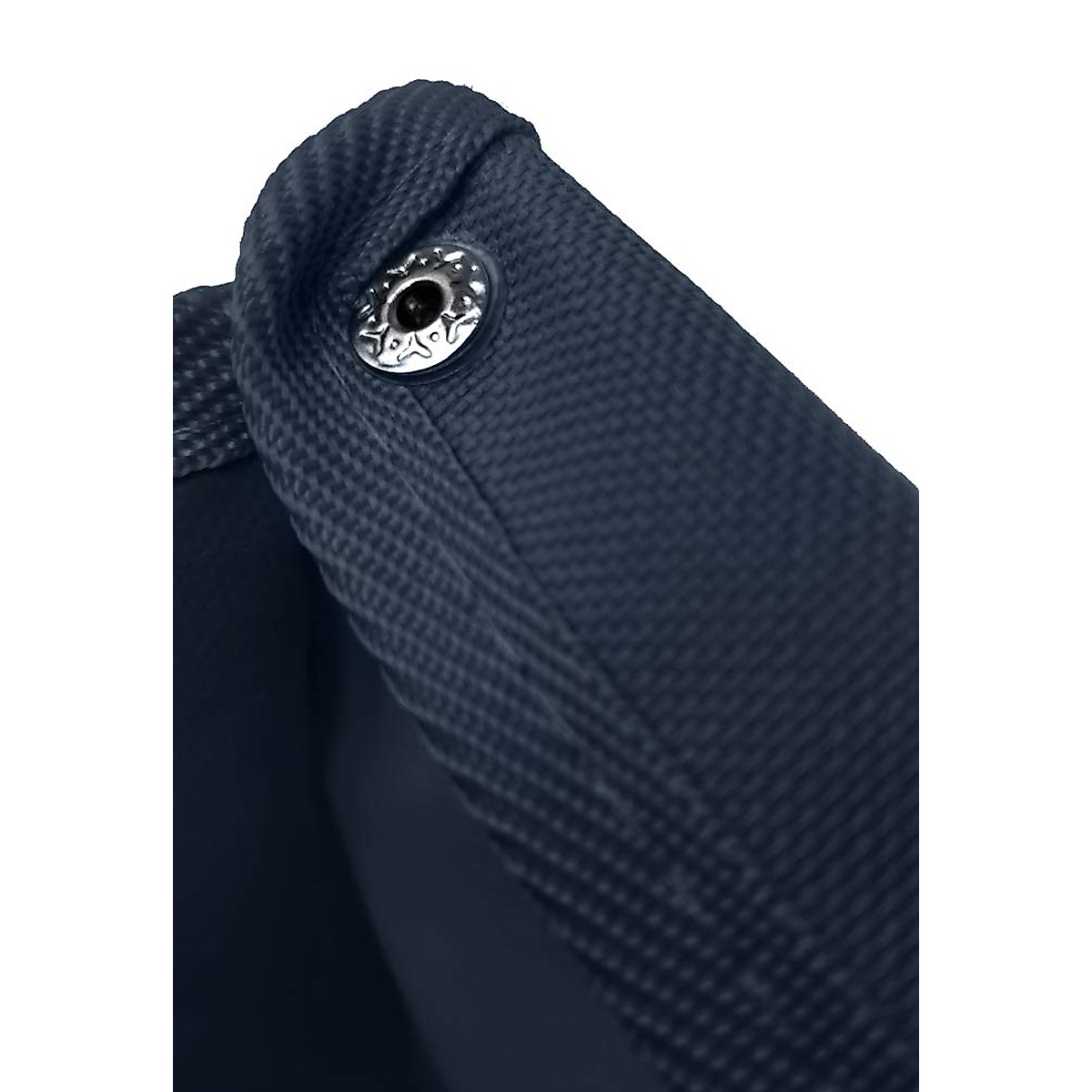 Foldable Shoe Cover Holder (Blue) with Bonus: Please Use Shoe Covers, Double Sided, Door Hanger