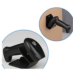 Barcode Scanner Holder, Barcode Scanning Bar-Code Reader Holder Rack Bracket Wall Mount Fit for Most Scanner Barcode Scanner Scan Gun Label Reader (A)
