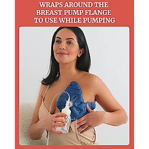 Breast Heating Pad & Cooling Gel Packs (x2) | Ice & Heat Therapy for Breastfeeding, Post Surgery Recovery, Mastectomy, Augmentation, Reduction | Hot & Cold