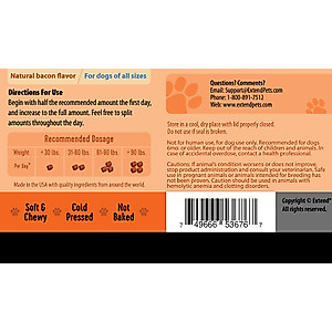 Extend® Probiotics for Dogs - Digestive Health, Immune, Allergy & Skin Support - Reduce Gastric Distress, Bloating, Constipation, Diarrhea - Natural, Clinically-Proven, Made in USA