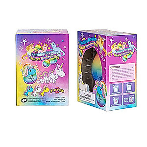 Master Toys & Novelties Surprise Growing Unicorn Hatching Rainbow Egg - Hatch and Grow for Easter Gifts, Baskets and Egg Hunts - Unicorn 3 Pack - Ages 3+