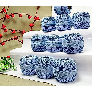 S2J Lot of 10 Pcs Cotton Crochet Anchor Knitting Thread Tatting Yarn Embroidery Ball-2