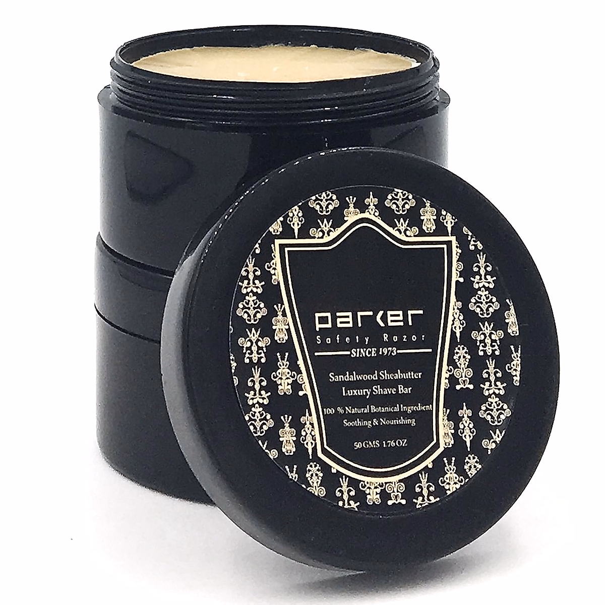 Parker Sandalwood & Shea Butter Shaving Soap 1.76 oz. Each – 2 Pack