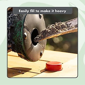 Fake Owl Decoy and Bird Deterrent - Set of 3 Plastic Owl to Scare Birds Away - Effective Bird Deterrent Devices as Scarecrow for Garden - Bird Repellent Devices Outdoor, Keep Birds Away!