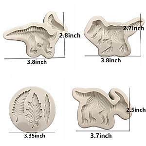 Dinosaur Silicone Fondant Cake Mold Kitchen Baking Mold Cake Decorating Moulds Modeling Tools, Gummy Sugar Chocolate Candy Cupcake Mold