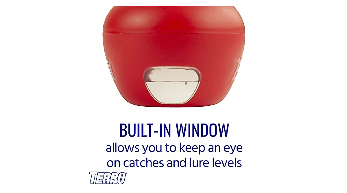 Terro Indoor Fruit Fly Killer - 4 Traps + 180-Day Supply