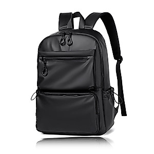 DEARART Travel Laptop Backpack, College School Computer Bag, Durable & Water Resistant & Lots Pockets Backpacks For Men Women, Fits 15 inch Notebook, Black Book bag