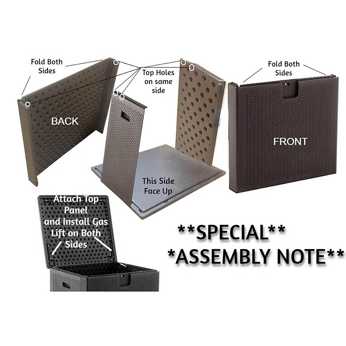 BTEXPERT 150 Gallon Large Resin Deck Box, Outdoor Storage Container for Patio Furniture Cushions Garden Tools Pool Toys Sports Equipment Waterproof Lockable Stainless Steel Metal insert rod