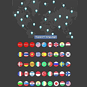 Scanning Translator Device with Camera, Scanner Language Translator Pen for Spanish, German, Japanese, English, Chinese, Russian/Online 116 Languages Speak & Translate/Scan Text