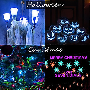 OHLGT E12 Flame Bulbs 2 Pack, 3 Mode LED Candelabra 2.0 Watt Warm White Chandelier Candle Light Bulbs, Flame Tip for Christmas Party Decorations-Blue