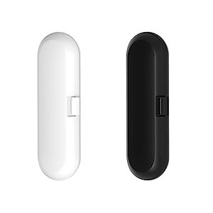 USUNQE Pack of 2 Electric Toothbrush Travel Case, Toothbrush Carrying Container Holder for Oral-B Pro and Other Electric Toothbrush(White & Black)