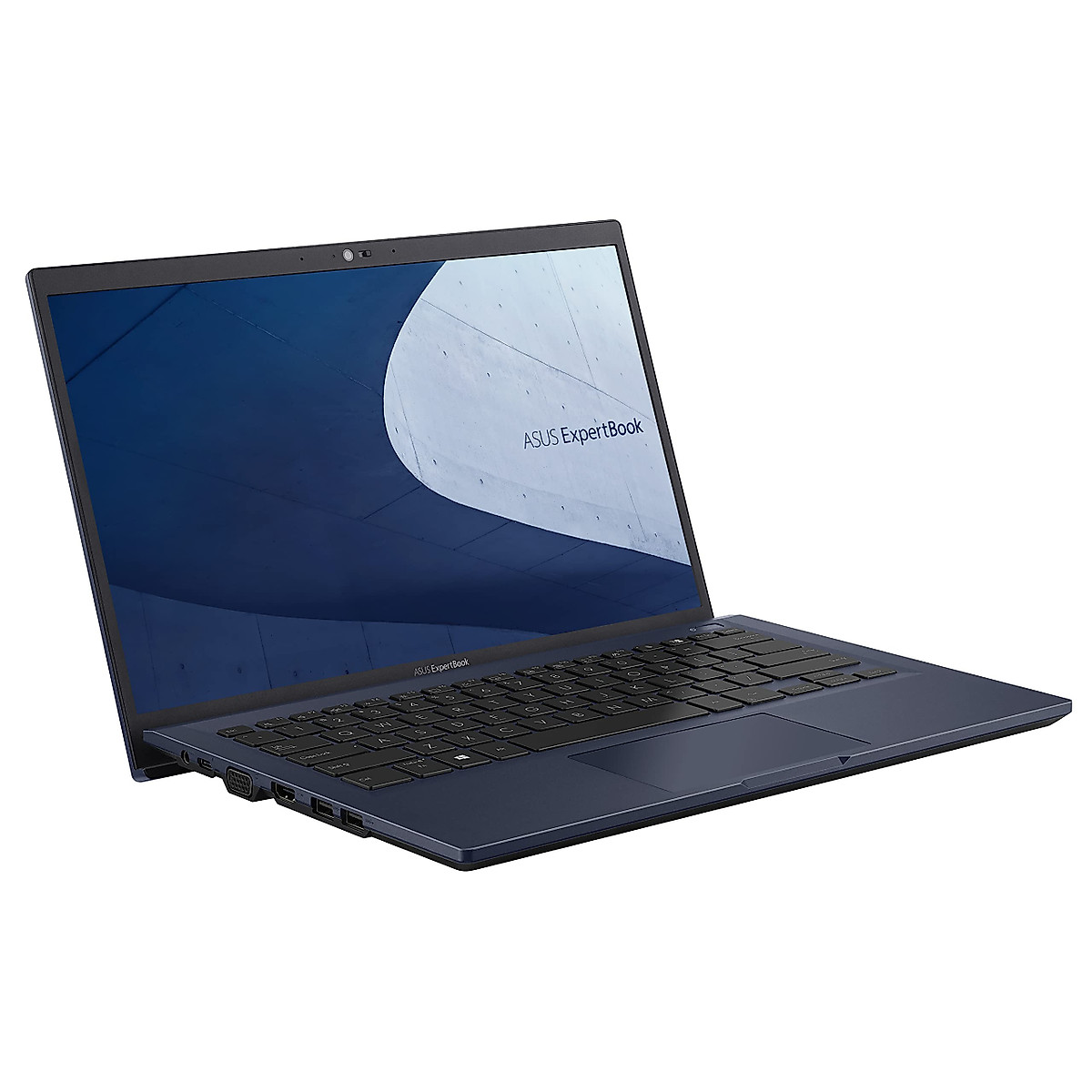 ASUS ExpertBook B1 Business Laptop, 14” FHD, Intel Core i5-1135G7, 512GB SSD, 8GB RAM, Military Grade Durable, AI Noise Cancelling, Webcam Privacy Shield, Win 10 Pro, Star Black, B1400CEA-XH54