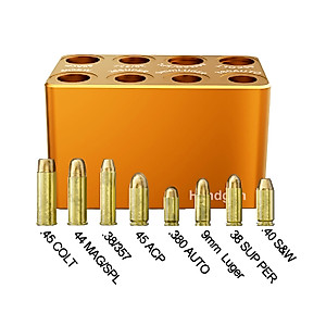 Ludex Ammo Checkers Ammo Checker Cartridge Gauge for Reloading (ammo checkers, orange)