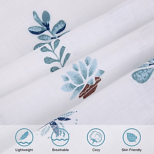 Muslin Carseat Cover for Boys Girls, Breathable Infant Car Seat Canopy, Lightweight Baby Carrier Cover, Newborn Shower Gift, Fit Spring Summer/Hot Days/Warm Weather, Cactus