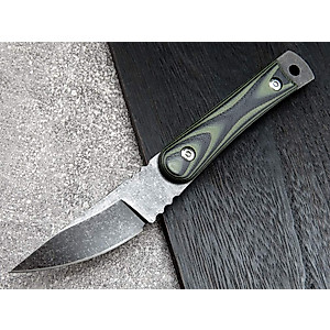 Ccanku C1390 Fixed Blade Knifes 7.3-Inch Outdoor Survival Tools D2 Blade Steel & G10 Handle with Kydex Sheaths Clip for Outdoor Activities, Camping, Bushcraft and Hunting(Black)