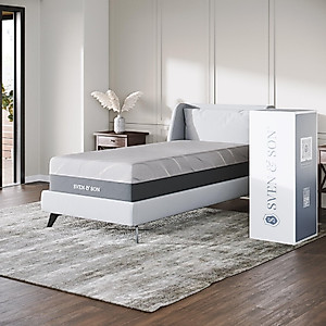 Sven & Son Luxury Hybrid Spring Mattress, Premium Materials, CertiPUR-US, Made in The USA, 14 inch Medium Soft - Twin