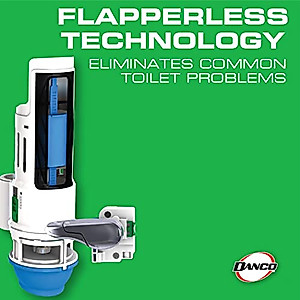 Danco HYR451T HyrdroRight Universal Water-Saving Toilet Repair Kit with Dual Flush Valve, Lever Handle, White, HYR451T