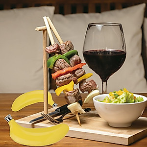 Joyzan Pocket Hip Flask, Stainless Steel Leak Proof Funnels Banana Shaped Portable Alcohol Whiskey Rum Vodka Drink Bottle Wine set Liquor Men Traveling Fishing Hunting Hiking Camping Women Gift 5oz