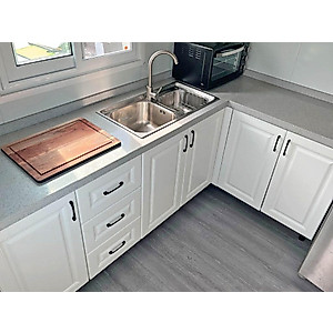 kitchef Foldable house 2 Bedrooms, Kitchen, Livining Room and Bathroom with instant Heater - Quick Assembly, Durable, and Compact Living Solution - backyard bar shed, 20 FT