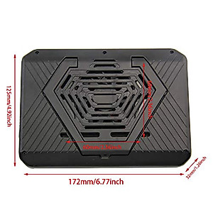 GEZICHTA Switch Dock, Portable Mini Switch Docking Station with Cooling Fan Fast Heat Dissipation Desktop Game Console Stand for Switch