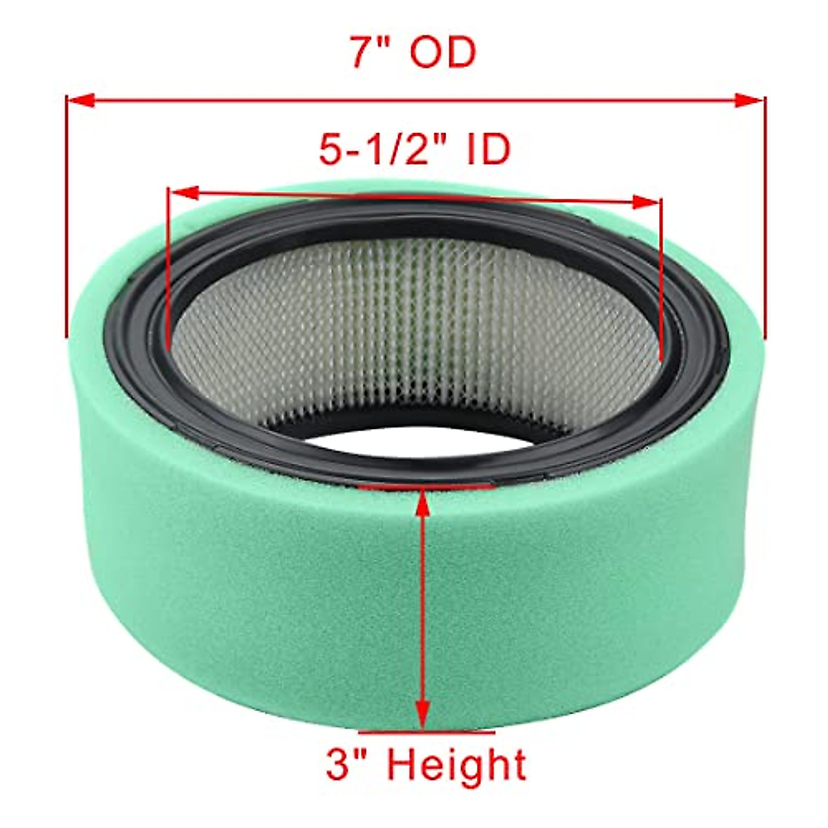 Harbot 24 083 03-S Air Filter with 24 083 05-S Pre Filter 21536400 for Kohler CH18 CH20 CH22 CH23 CH25 CH730 CV18-CV25 CH740 CV675 CV740 Kohler Command Air Filter