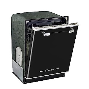 Unique Appliances UGP-24CR DW B 24" Retro Dishwasher, Black