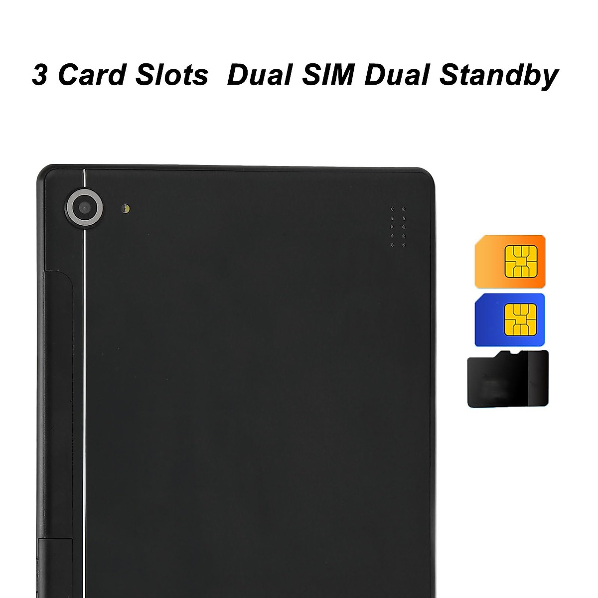 Honio Office Tablet, HD Tablet Octacore CPU Dual Camera US Plug 100‑240V (Black)