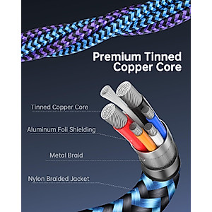 Car Aux Cord for iPhone, Lightning to 3.5mm Male Audio 2-in-1 MFI Certified 4ft Auxiliar & Charging Cable for Car/Home Stereo Speaker Headphone Compatible with iPhone 14 13 12 11 Pro Max XR X 8 Plus