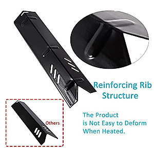 BBQration 15-inch Heat Plate Grill Parts for Dyna Glo DGB515SDP DGF510SBP DGF510SSP Replacement Parts for Uniflame GBC1059WB GBC1059WB-C, Backyard BY13-101-001-13 GBC1355W GBC1461W GBC1555WC