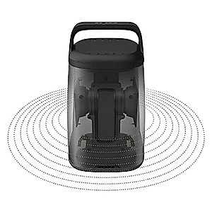 ION Audio Acadia 30-Watt Portable Bluetooth Speaker - Waterproof, 360 Degree Stereo Sound, Multi-Color LED Lights, Bass Boost (Model: iSP134A) (Renewed)