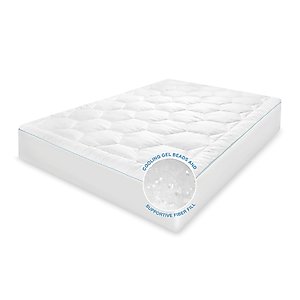 SensorPEDIC CoolFusion Mattress pad, Full, White