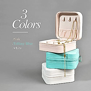 Caramel Sweet Life Jewelry Box | Personalized Jewelry Organizer | Mom Gifts | Small Travel Jewelry Case with Colorful Birth Flowers