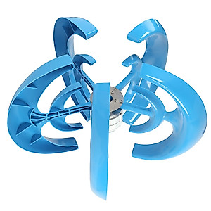 WANGYONGQI 12000W Wind Solar Hybrid System 5 Blades Controller Lantern Vertical Axis Wind Turbine Generator Motor Kit for Home Windmill Use,220v