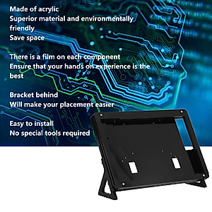 7inch Touch Screen Case Holders Acrylic for Raspberry Pi Touchscreen Housing Bracket with Stand Holder