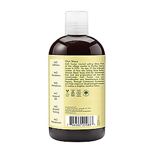 Sheamoisture Strengthen and Restore Shampoo for Damaged Hair 100% Pure Jamaican Black Castor Oil Cleanse and Nourish 13 oz