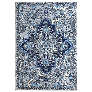 ST. CROIX TRADING Penelope Home Area Rug, 8' x 10', Grey