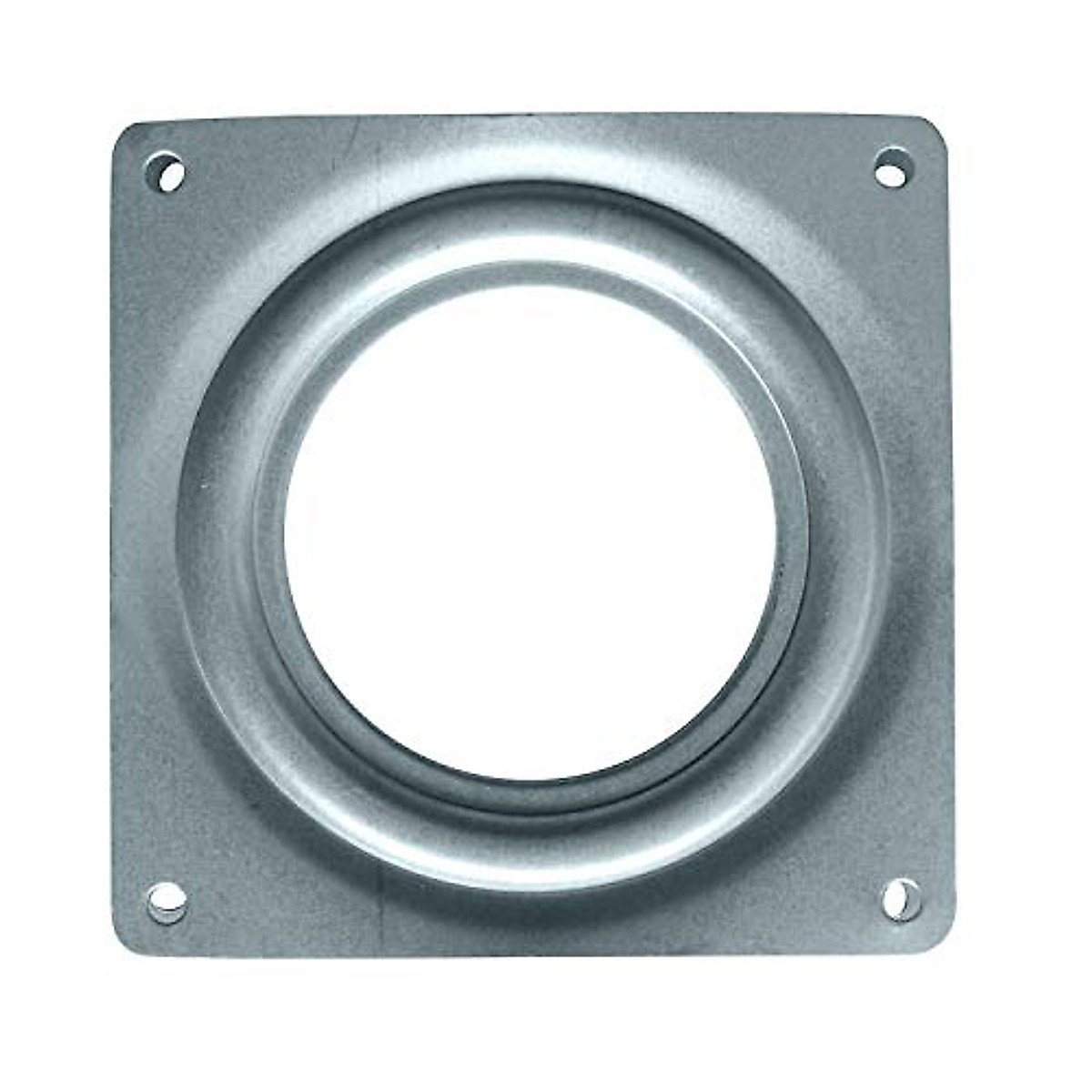 4 Pack 4 Inch Square Lazy Susan Turntable Bearings Hardware Small Rotating Bearing Plate with 150 Pound Capacity (Silver-4 Inch)
