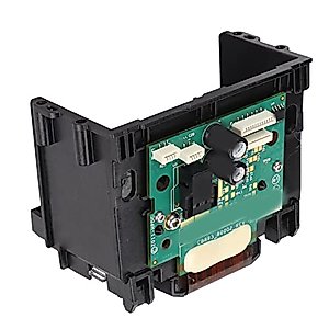 PUSOKEI Printer Printhead, Print Head Replacement for HP OfficeJet 6600/6100/6700/7110/7510/7512/7610/7612 Printer, Color Print Head with Upgrade Chip, Black