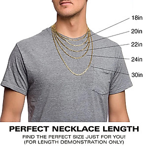 Steeltime Basketball Necklace for Boys - 24-Inch Basketball Chain for Boys with Hoop Pendant & Simulated Diamonds, 18K Plated Solid Stainless Steel, For Sensitive Skin, Includes Velvet Pouch - Gold