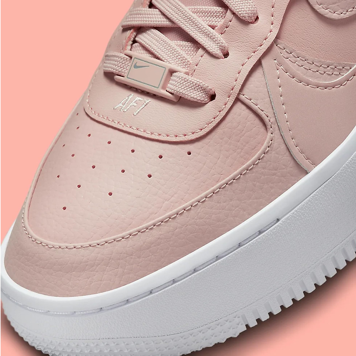 Nike Women's Air Force 1 PLT.AF.ORM Pink Oxford/Light Soft Pink (DJ9946 602) - 7.5