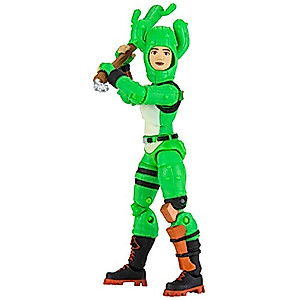 Fortnite Alchemist Squad Mode, 4 Figure Pack - 4 Inch King Flamingo, Prickly Patroller, Bigfoot, Elite Agent Collectible Action Figures, Plus 5 Harvesting Tools, 4 Weapons, 4 Building Materials